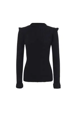 MARIE OLIVER Tinley Turtleneck - Black