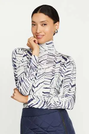 MARIE OLIVER Marie Oliver Eloise Printed Top Ivory Zebra