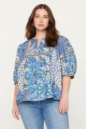 MARIE OLIVER Adina Printed Top