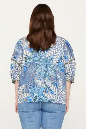 MARIE OLIVER Adina Printed Top