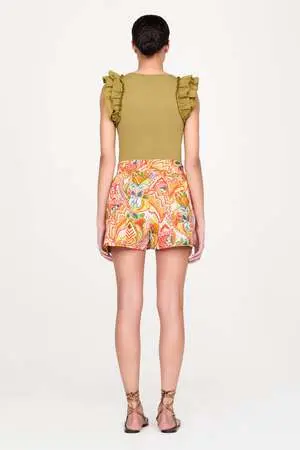 MARIE OLIVER Anna Top - Moss