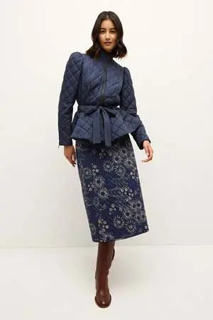 MARIE OLIVER Raven Quilted Jacket