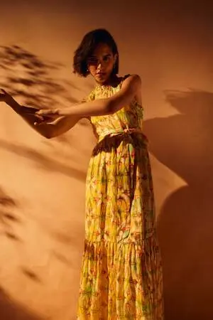 MARIE OLIVER Alice Dress Papaya