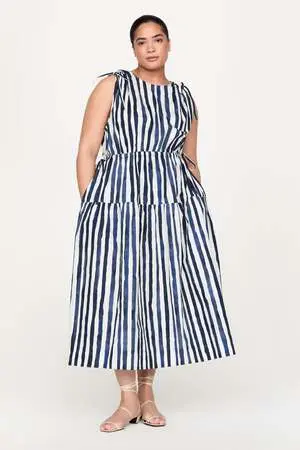 MARIE OLIVER Elenora Striped Dress - Blazer