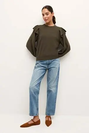 MARIE OLIVER Remi Popover - Juniper Green