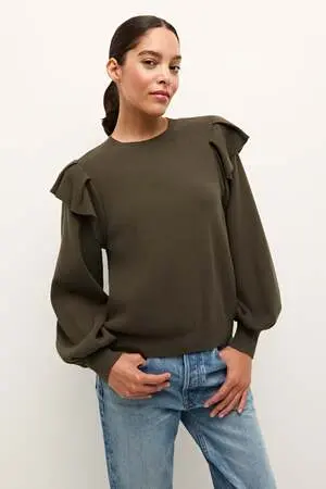 MARIE OLIVER Remi Popover - Juniper Green