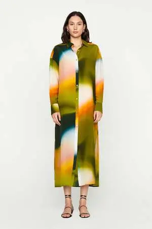 MARIE OLIVER Marnie Printed Shirt Dress