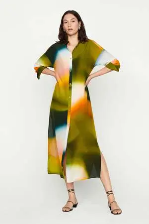 MARIE OLIVER Marnie Printed Shirt Dress