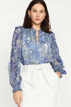 MARIE OLIVER Hadley Blouse - Breeze