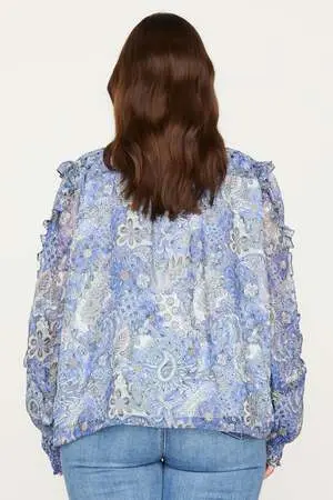 MARIE OLIVER Hadley Blouse - Breeze