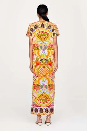 MARIE OLIVER Printed Oliver Kaftan