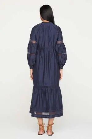 MARIE OLIVER Hanna Maxi Dress With Braided Trim