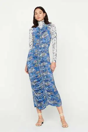 MARIE OLIVER Roxie Ruched Dress - Breeze