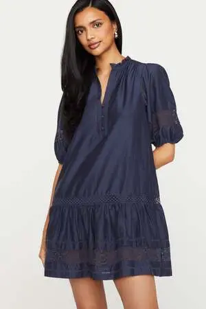 MARIE OLIVER Ruby Mini Dress - Midnight Ink