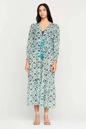 MARIE OLIVER Alanis Dress - Aqua Dye