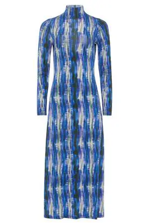 MARIE OLIVER Paxton A-line Midi Dress - Cobalt Blur