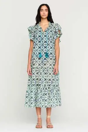 MARIE OLIVER Dasha Dress - Aqua Dye