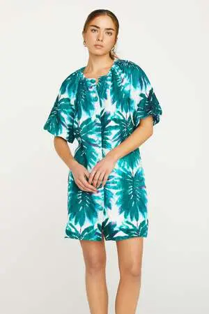 MARIE OLIVER Huxley Mini Dress - Monstera