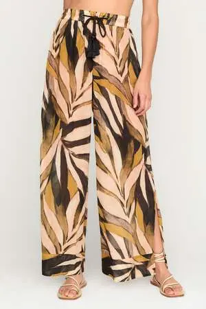 MARIE OLIVER Ariel Palazzo Pants - Tropical Sand