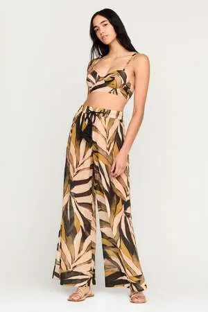 MARIE OLIVER Ariel Palazzo Pants - Tropical Sand