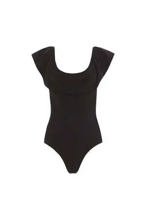 MARIE OLIVER Ellery One-piece Ruffled Swimsuit - Black