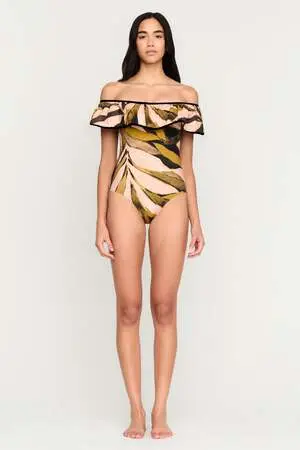 MARIE OLIVER Ellery One-piece Swimsuit - Tropical Sand