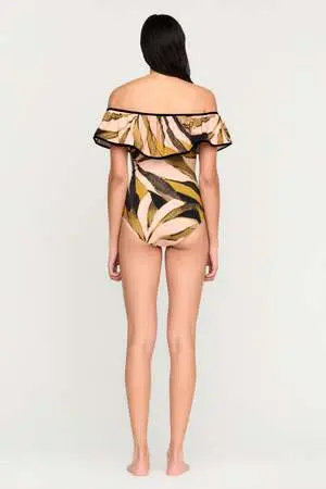 MARIE OLIVER Ellery One-piece Swimsuit - Tropical Sand