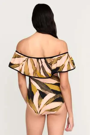 MARIE OLIVER Ellery One-piece Swimsuit - Tropical Sand