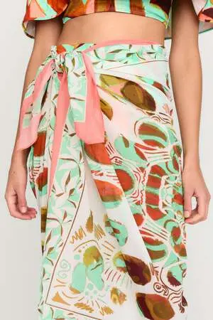 MARIE OLIVER Selena Sarong - Coral Reef