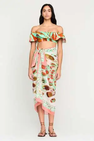 MARIE OLIVER Selena Sarong - Coral Reef