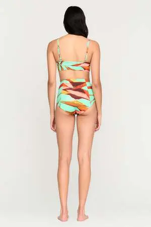 MARIE OLIVER Priya Underwire Bikini Top - Tropical Coral
