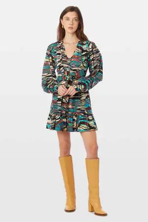 Marie Oliver Button Detailed Day Dresses