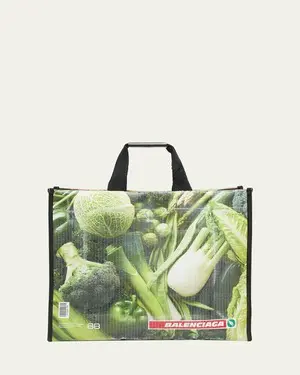 Balenciaga Balenciaga Antwerp Medium Tote Bag - Strawberry/veggie