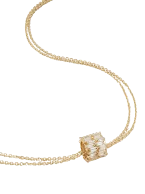 SUZANNE KALAN 18-karat 'fireworks' Diamond Necklace - Gold