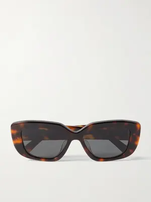 Celine Triomphe Rectangular Sunglasses - Tortoiseshell