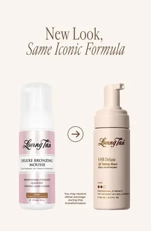 LOVING TAN 8 Hr Deluxe Self-tanning Mousse - Dark