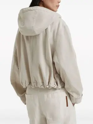 Brunello Cucinelli Hooded Cotton-blend Jacket