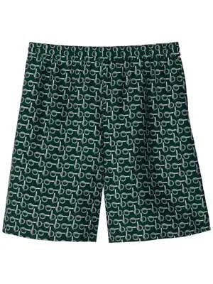 Burberry B-print Silk Shorts