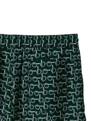 Burberry B-print Silk Shorts