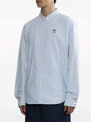 CHOCOOLATE Pinstripe-pattern Cotton Shirt