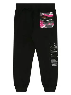AAPE BY *A BATHING APE Moonface Embroidered Track Pants
