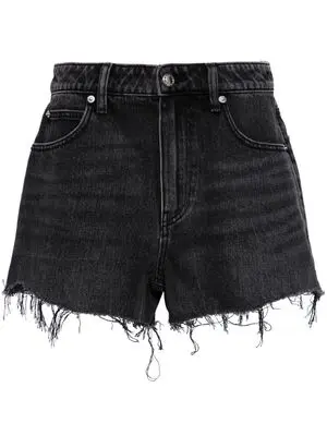 Alexander Wang Bite Denim Shorts - Black