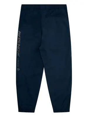 AAPE BY *A BATHING APE Logo-appliqué Cargo Trousers - Blue