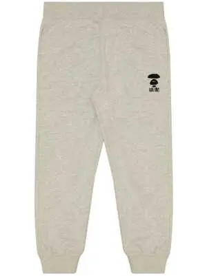 AAPE BY *A BATHING APE Logo-embroidered Track Pants - Grey