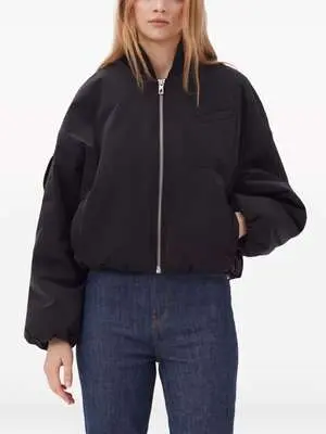 GANNI Drop-shoulder Bomber Jacket