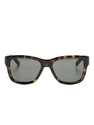 Saint Laurent Sl 674 Square-frame Sunglasses - Brown