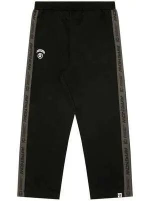 AAPE BY *A BATHING APE Moonface Patch Track Pants - Black