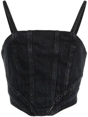 Amiri Corset Crop Top