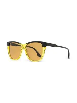 Victoria Beckham Colour-block Square Sunglasses