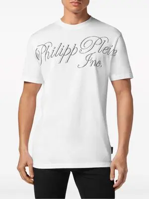 Philipp Plein Logo-print Cotton T-shirt - White